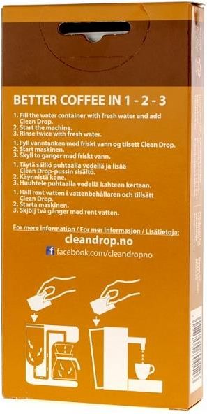 Moccamaster Płyn do czyszczenia ekspresów Clean Drop Aid (88115 ...