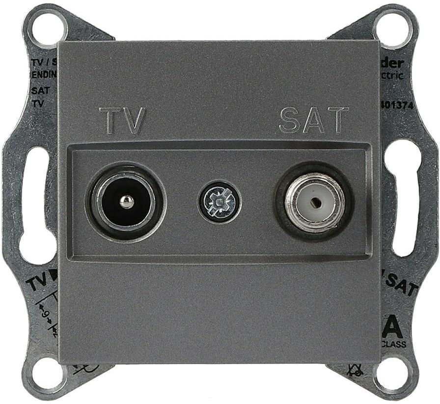 Gniazdo elektryczne Schneider Electric Asfora Gniazdo TVSAT Końcowebez ...