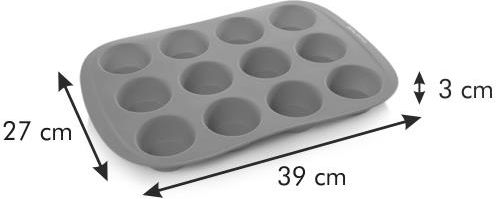 Tescoma Forma Na 12 Muffinów Delícia Siliconprime - Opinie i atrakcyjne ...