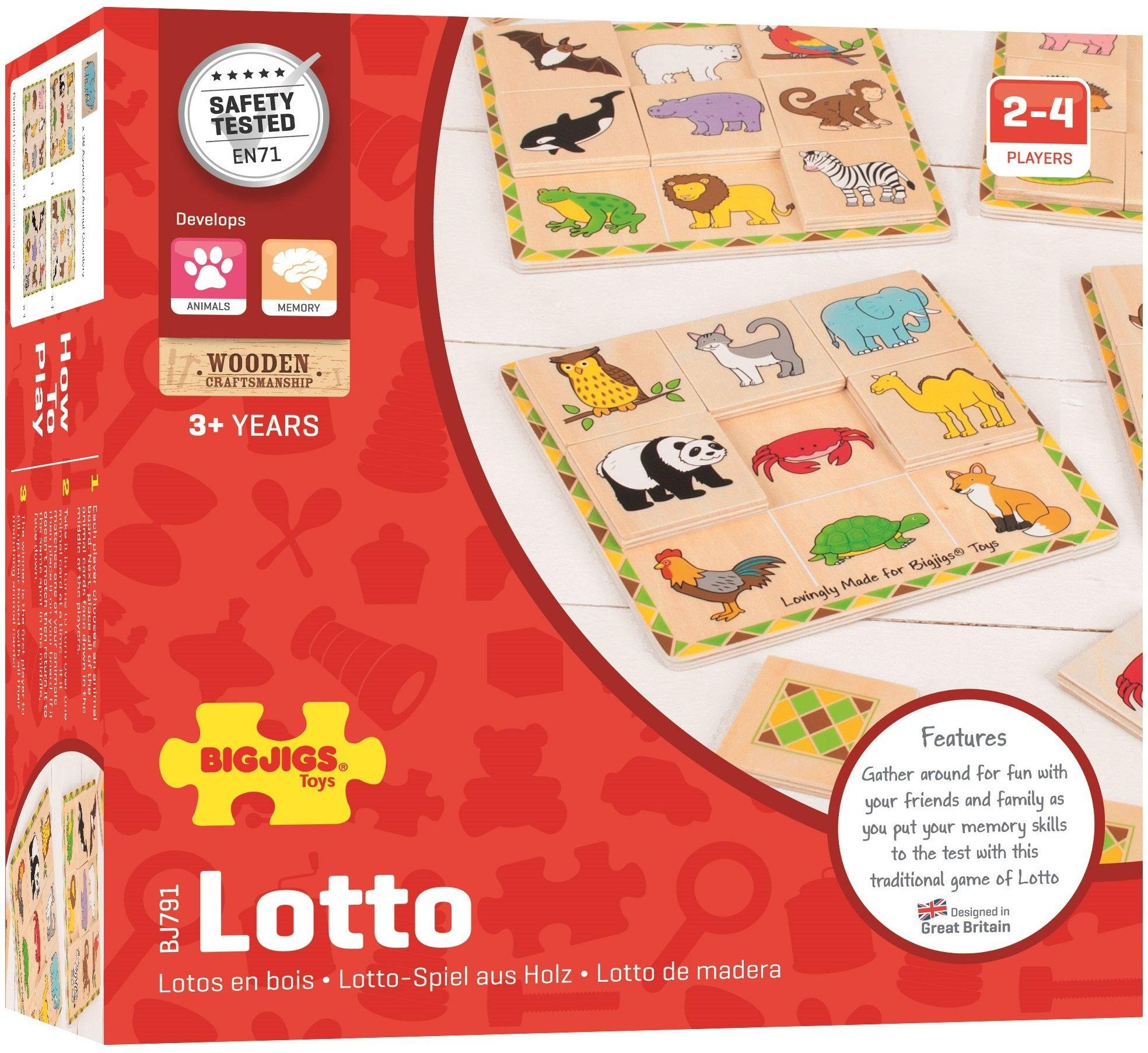 Bigjigs Lotto - Gra dla dziecka - Ceny i opinie - Ceneo.pl