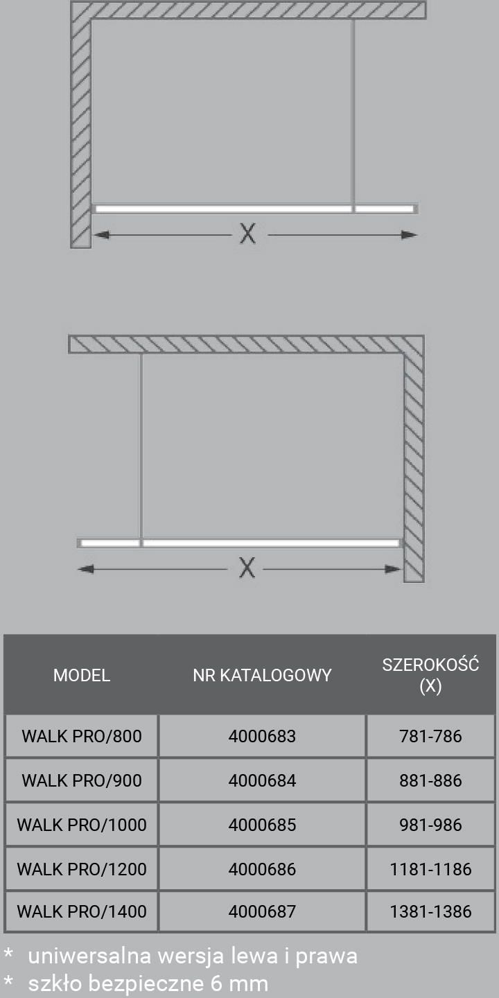 Kabina prysznicowa Roltechnik Walk Pro 80 4000683 - Opinie i ceny na ...