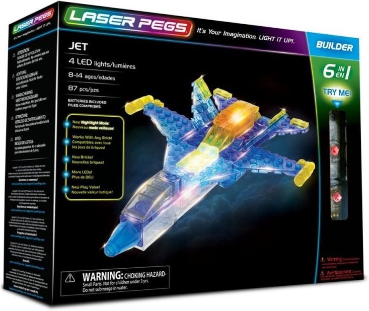 Laser Pegs 6 In 1 Jet - ceny i opinie - Ceneo.pl