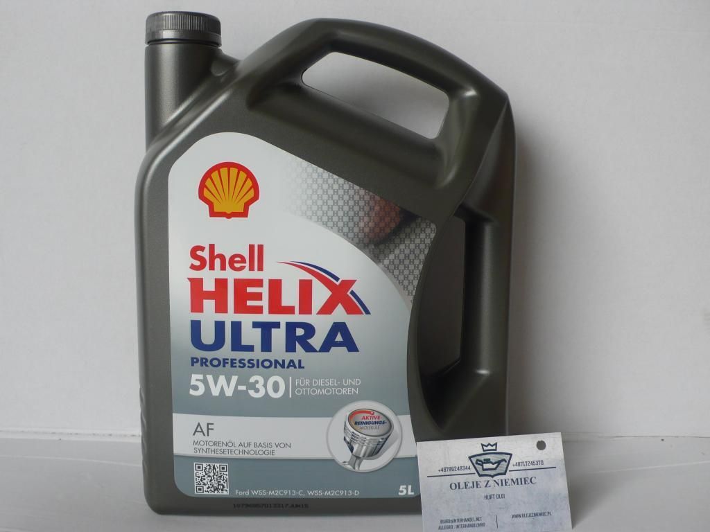 Olej silnikowy Shell Helix Ultra Professional AF 5W30 5L - Opinie i ...