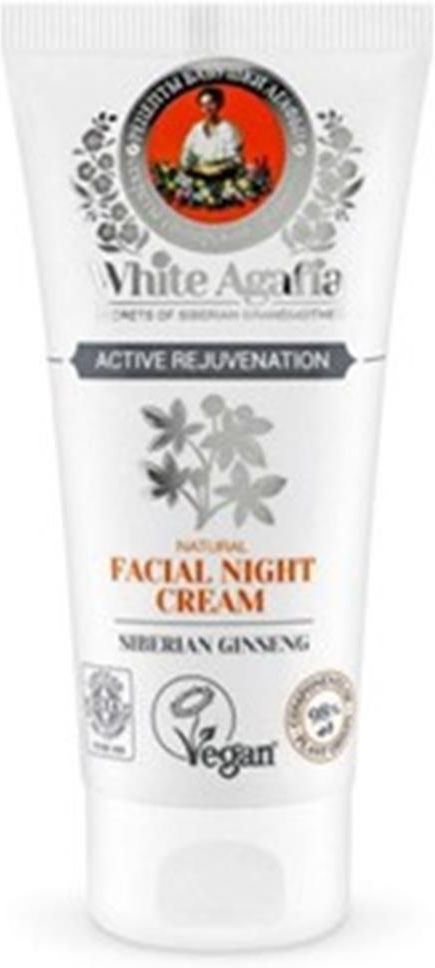 Krem Bania Agafii White Agafia Natural Facial Night Cream Active ...