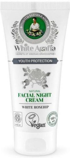 Krem do twarzy Bania Agafii White Agafia Natural Facial Night Cream ...