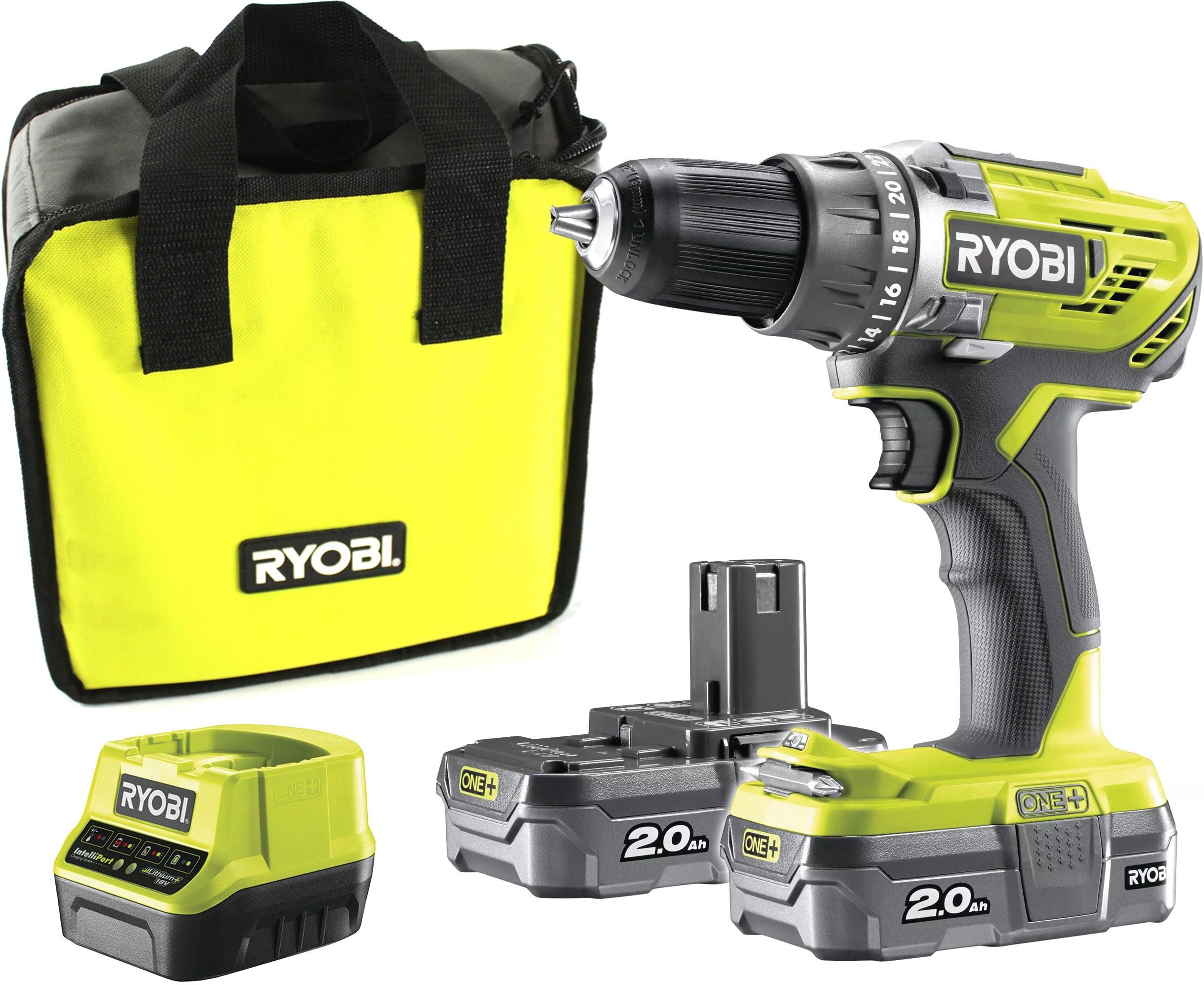 Wiertarko-wkrętarka RYOBI R18Dd3-220S - Opinie i ceny na Ceneo.pl