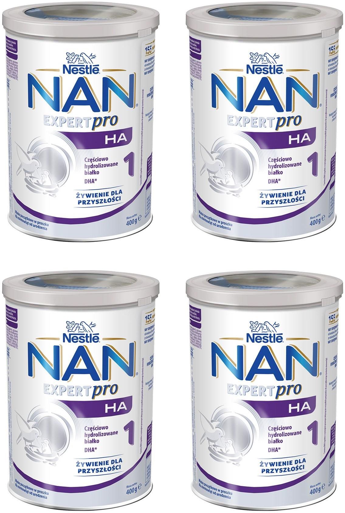 NESTLE NAN Expert Pro HA 1 Mleko Początkowe dla niemowląt od urodzenia ...