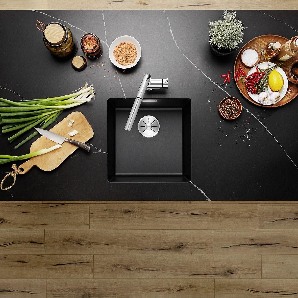 Zlewozmywak Blanco Subline 400-U Silgranit PuraDur Antracyt (523422 ...