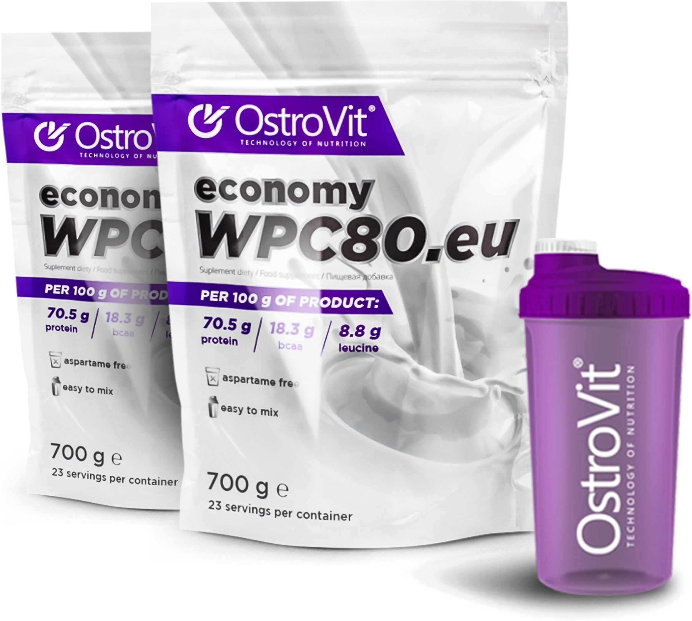 Odżywka białkowa Ostrovit Wpc 80 Economy 2X 700g - Ceny i opinie - Ceneo.pl