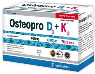 OSTEOPRO D3+K2 60 kaps - Opinie i ceny na Ceneo.pl