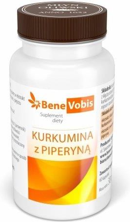 Młyn Oliwski Kurkumina z Piperyną 60 kaps - Opinie i ceny na Ceneo.pl