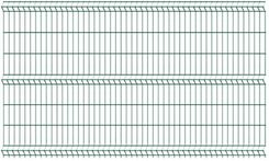 Betafence Panel Ogrodzeniowy 3D 250 123 Oczko 5 X 20 Cm Ocynk Zielony ...