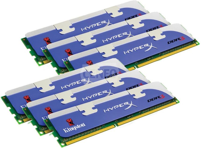 Kingston HyperX DDR3 12GB (6x2GB) 2133MHz Non-ECC CL9 DIMM XMP Tall HS ...