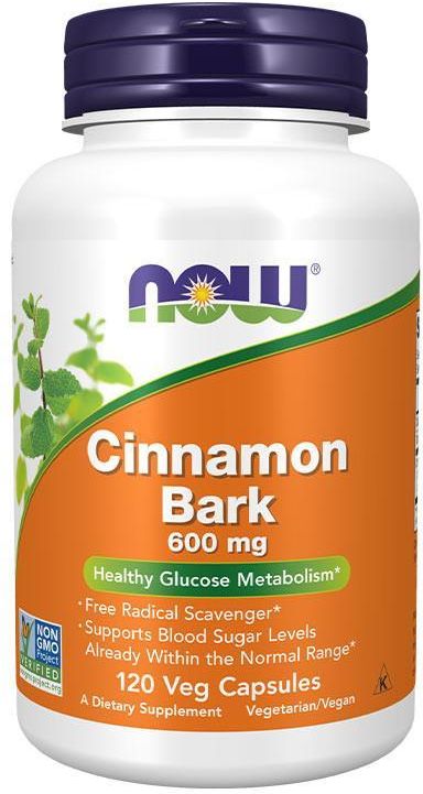 Now Foods Cinnamon Bark 600mg kora cynamonowa 120 kaps - Opinie i ceny ...