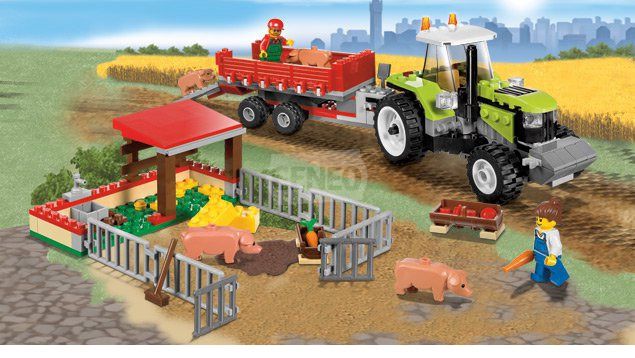 LEGO 7684 City Hodowla Świń I Traktor - Ceny i opinie - Ceneo.pl