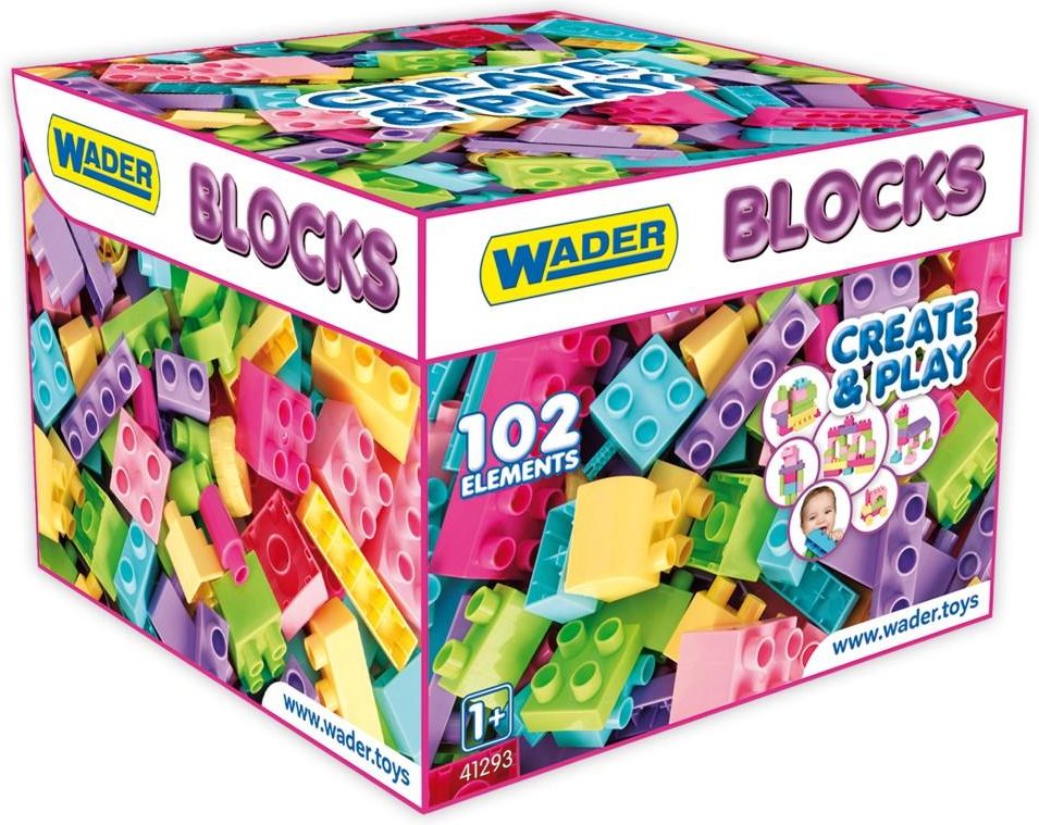 Wader Klocki Blocks Create & Play Pink (41293) - ceny i opinie - Ceneo.pl