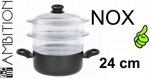 Ambition Garnek Do Gotowania Na Parze 24Cm 4 El. Pyrex Nox - Opinie i ...