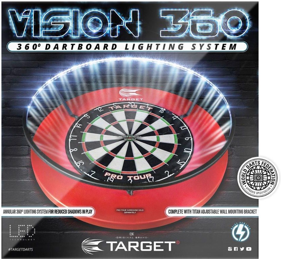 Target Profesjonalne oświetlenie do tarczy dart -Target Vision 360 ...