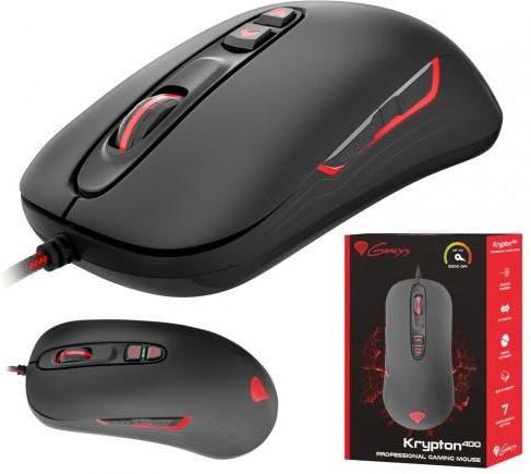 Mysz Genesis Krypton 400 Czarny (NMG-0953) - Opinie i ceny na Ceneo.pl