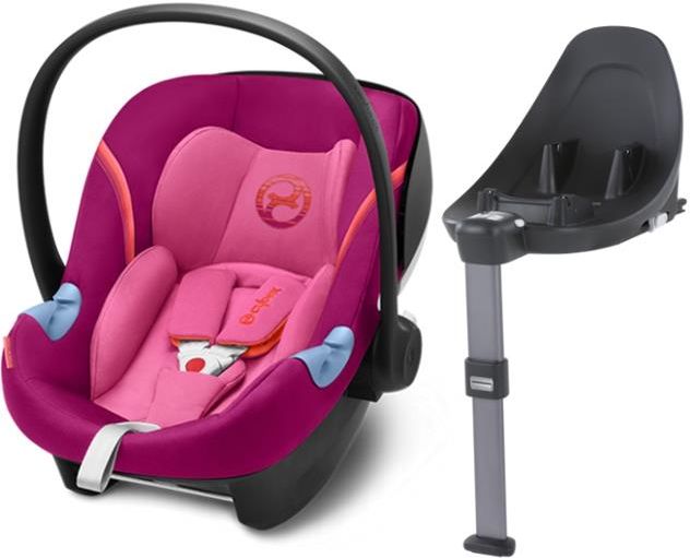 Fotelik Cybex Gold Aton M I-Size Passion Pink 0-13Kg + Baza - Ceny i ...