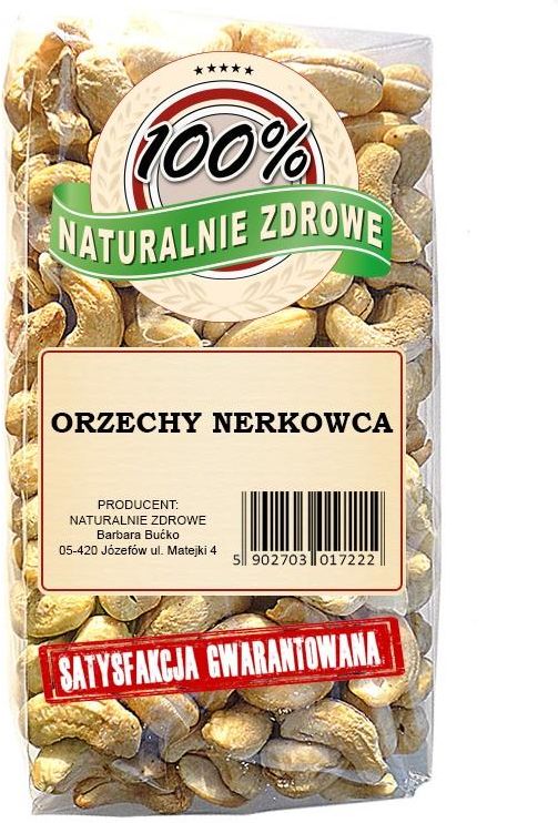 Naturalnie Zdrowe ORZECHY NERKOWCA CAŁE 500g - Ceny i opinie - Ceneo.pl
