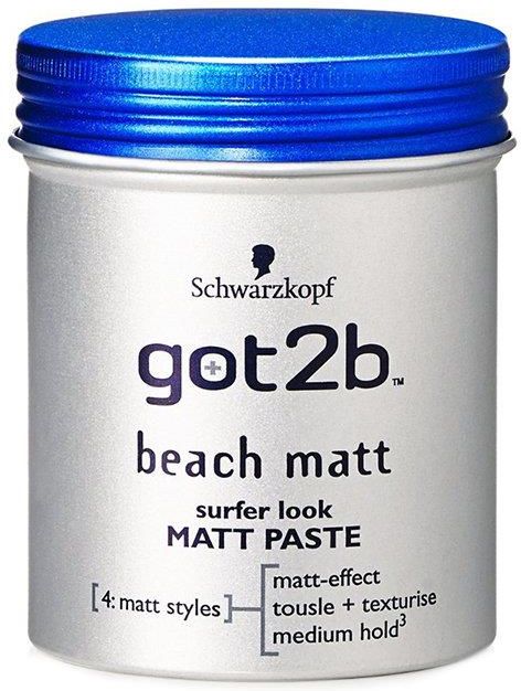 Schwarzkopf Got2b Beach Matt matująca pasta do włosów 100ml - Opinie i ...