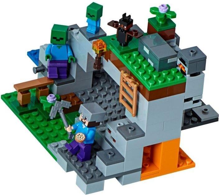 LEGO Minecraft 21141 Jaskinia Zombie - ceny i opinie - Ceneo.pl