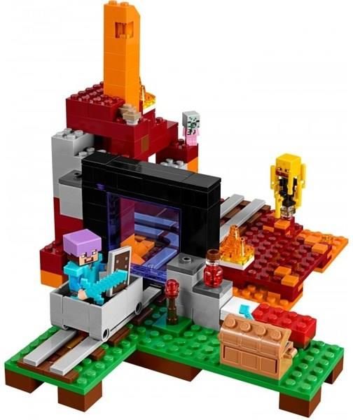 LEGO Minecraft 21143 Portal Netheru - Ceny i opinie - Ceneo.pl
