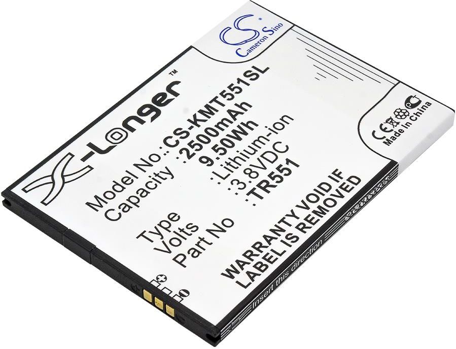 Bateria Cameron Sino Kazam Trooper 551 TR551 2500mAh 9.50Wh Li-Polymer 3.8V (CSKMT551SL ...