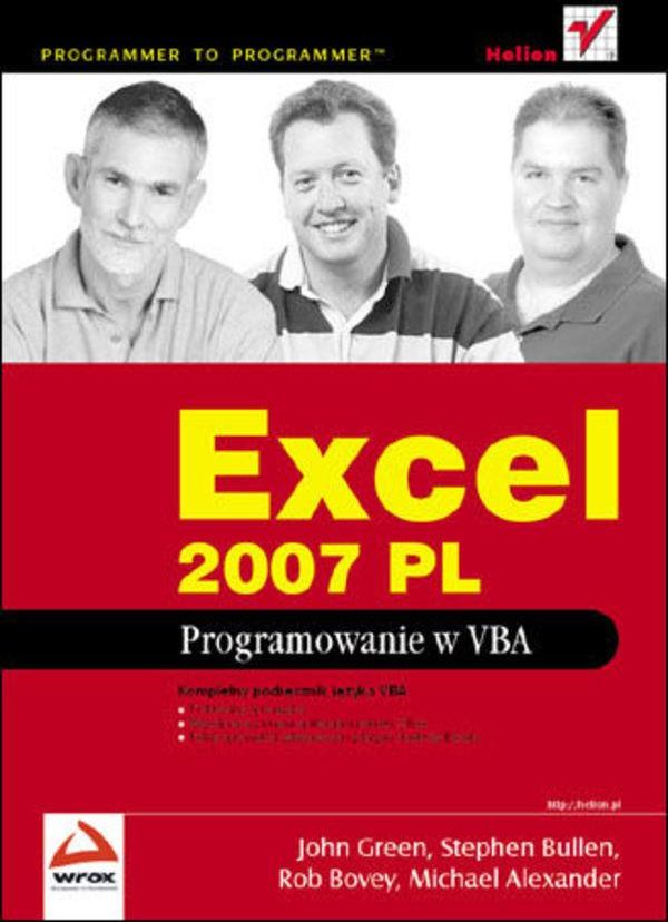 Excel 2007 Pl. Programowanie w Vba - Ceny i opinie - Ceneo.pl