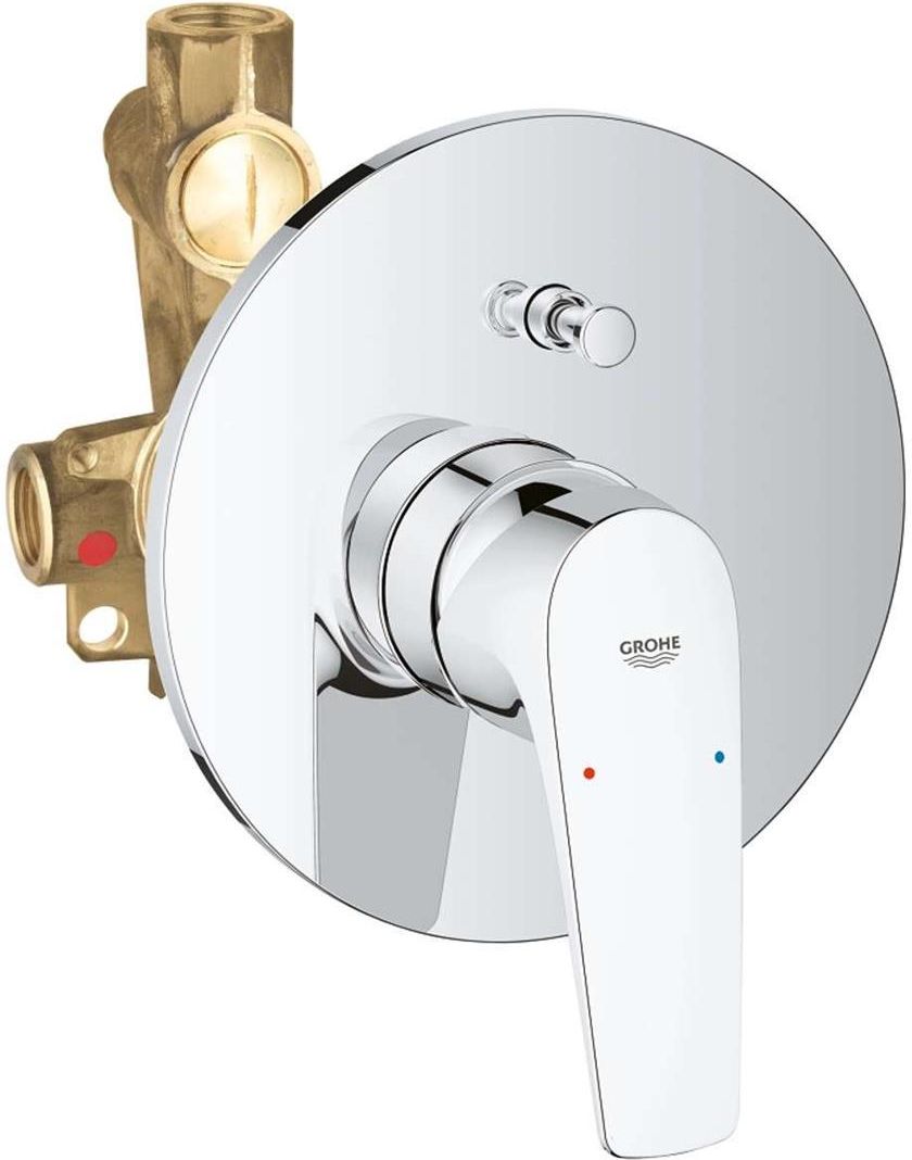 Bateria Grohe Bauflow Chrom 29113000 - Baterie Wannowe - Opinie i ceny ...