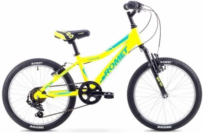 Romet Rambler Kid 20 żółty seledynowy 2018 - Rowery Górskie Dziecięce ...