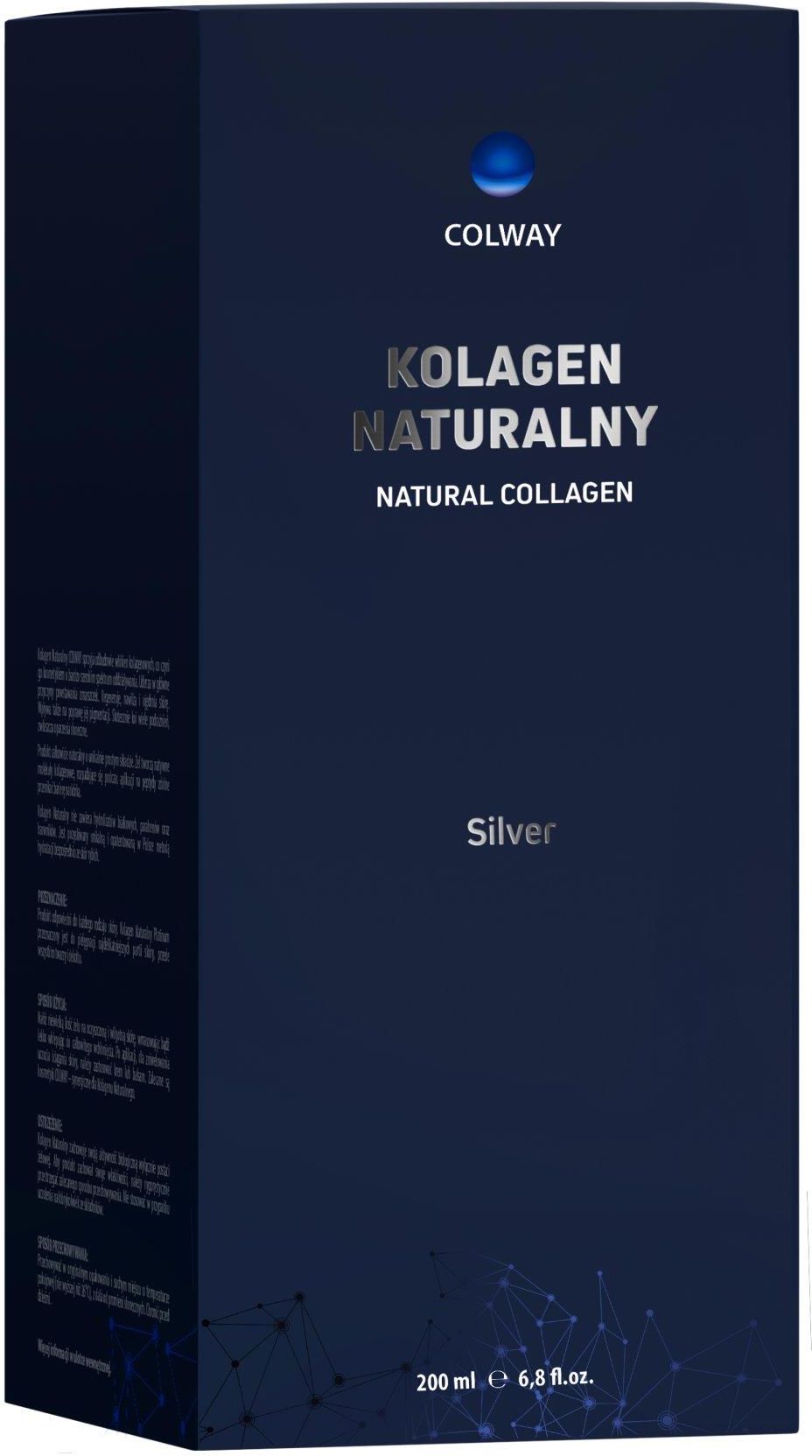 Serum do twarzy Colway Collagen Kolagen Naturalny Silver 200 ml ...