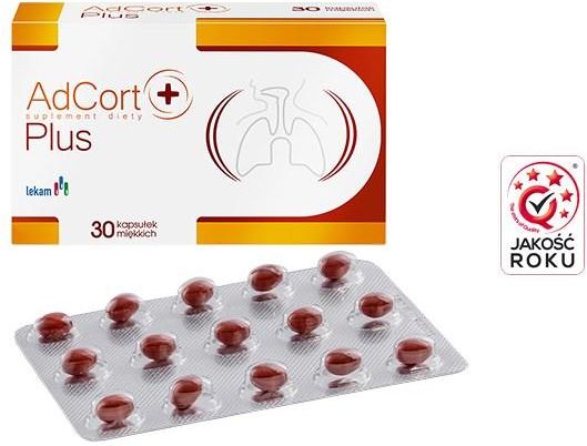 AdCort Plus 30 Kaps - Opinie i ceny na Ceneo.pl