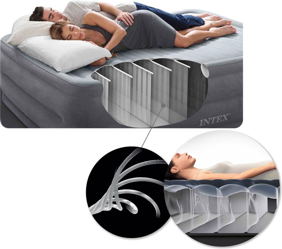Intex Materac Kempingowy Nadmuchiwany 67999 - Ceny i opinie - Ceneo.pl