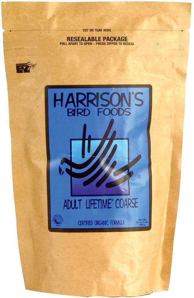 Harrison's Harrison`s Adult Lifetime Coarse Organic Parrot Food ...