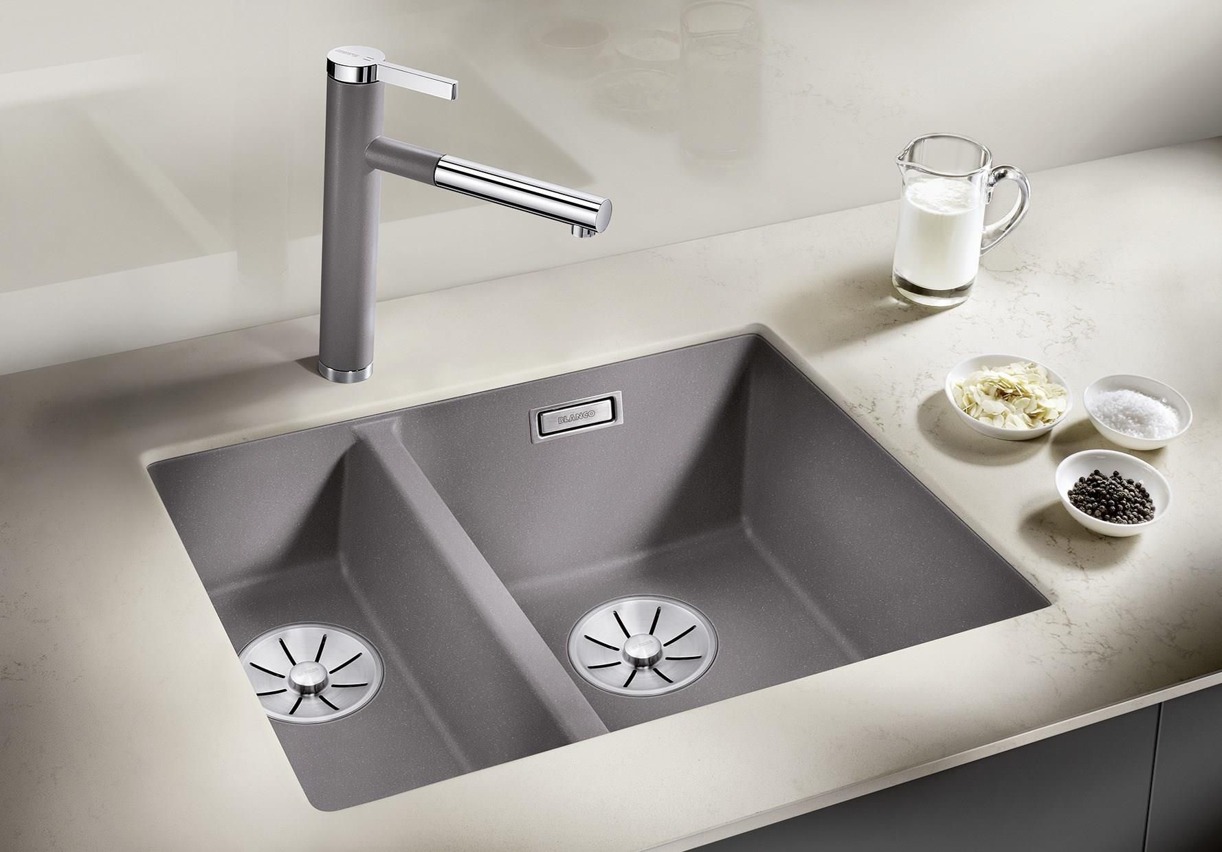 Zlewozmywak Blanco Subline 340/160-U Silgranit PuraDur Antracyt (523558 ...