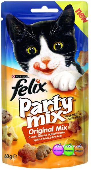 Karma Felix Party Mix cheese 8x60g - Ceny i opinie - Ceneo.pl