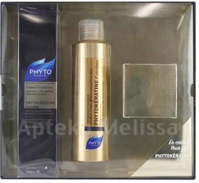 Zestaw dla kobiety PHYTO PHYTOKERATINE EXTREME Keratynowy krem odbudowujący 100ml + Szampon ...