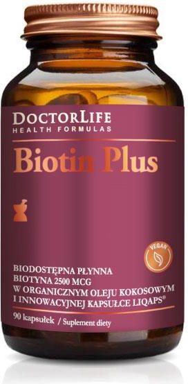 Doctor Life Biotin Plus 90 kaps - Opinie i ceny na Ceneo.pl