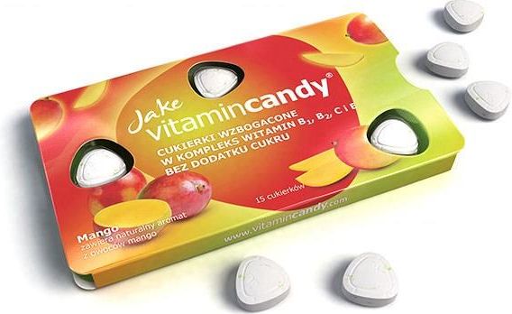 JAKE Vitamin Candy cukierki mango 15szt. - Ceny i opinie - Ceneo.pl