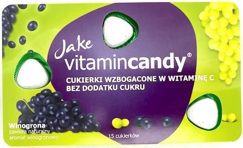 Packom Jake Vitamincandy Winogrona Cukierki, 15 Cukierków Bez Cukru ...