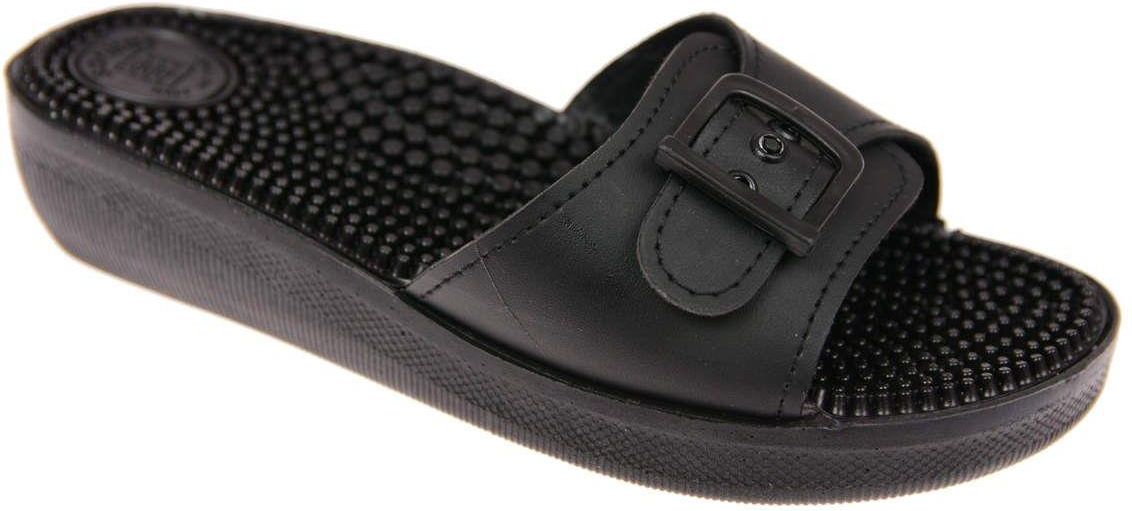 1PF Klapki Damskie Medyczne Fakirki czarne 39 - Ceny i opinie - Ceneo.pl