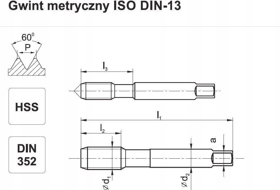 Fanar Gwintownik Maszynowy Ngmm/3 Din-352 Hss M10 A1-230001-0100 - Opinie i ceny na Ceneo.pl