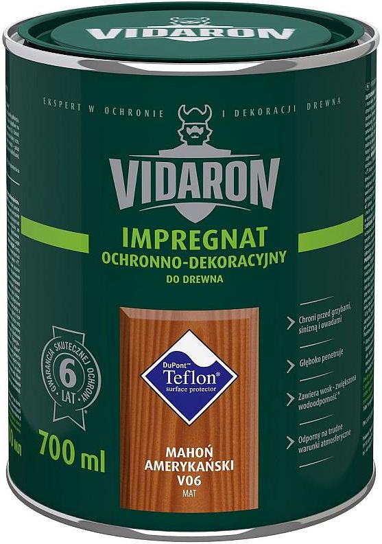 Vidaron Impregnat Ochronno-Dekoracyjny Klon Kanadyjski 0,7L - Opinie i ...