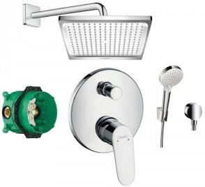 Zestaw prysznicowy Hansgrohe Focus 24cm 26726000+ 27446000+26691400 ...