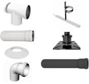 System kominkowy Termet Zestaw Kominowy Polipropylen Pp Do Kotłów Kondensacyjnych 80/125 T 9000 ...