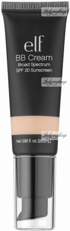 ELF BB CREAM Broad Spectrum SPF 20 Sunscreen Krem koloryzujący BB 83262 ...