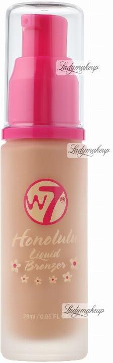 W7 Honolulu Liquid Bronzer Bronzer w płynie - Opinie i ceny na Ceneo.pl