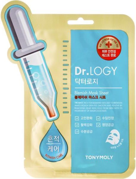 Maseczka Tony Moly Dr. Logy Blemish Mask Sheet 23g Maska do cery ...